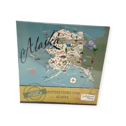 Alaska 1000 Piece Jigsaw Puzzle – Galleyware Company