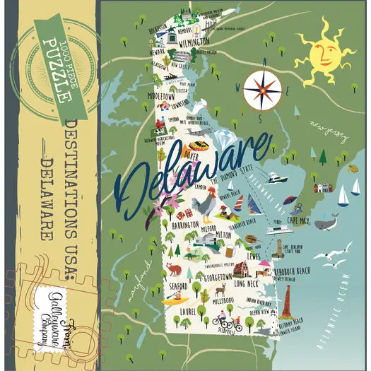 Delaware 1000 Piece Jigsaw Puzzle – Galleyware Company