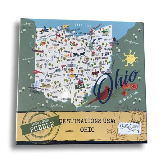 Ohio 1000 Piece Jigsaw Puzzle – Galleyware Company