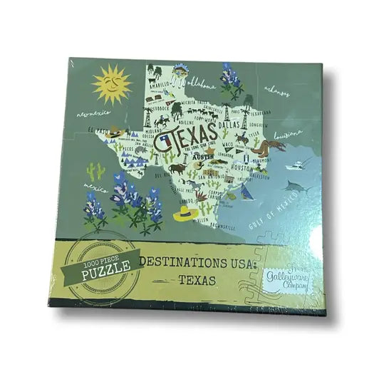 Texas 1000 Piece Jigsaw Puzzle – Galleyware Company