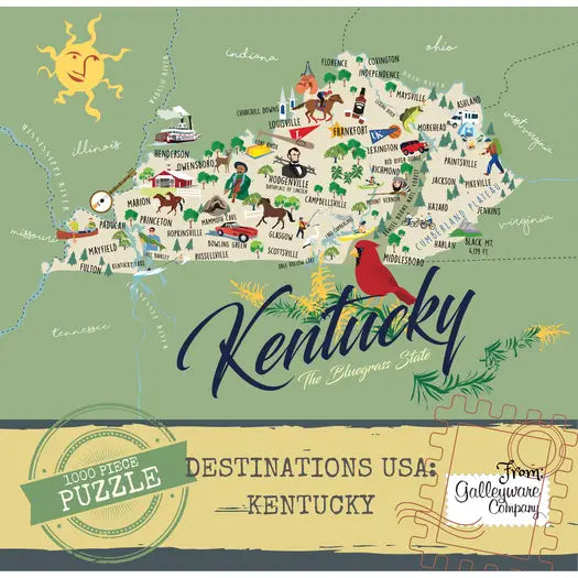 Kentucky 1000 Piece Jigsaw Puzzle – Galleyware Company