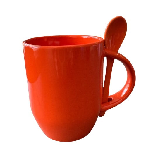 Ceramic Mug with Spoon 13oz - Set of 4 – Galleyware Company