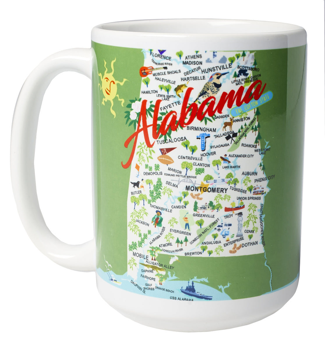 Alabama - 15-oz. Ceramic Mug – Galleyware Company