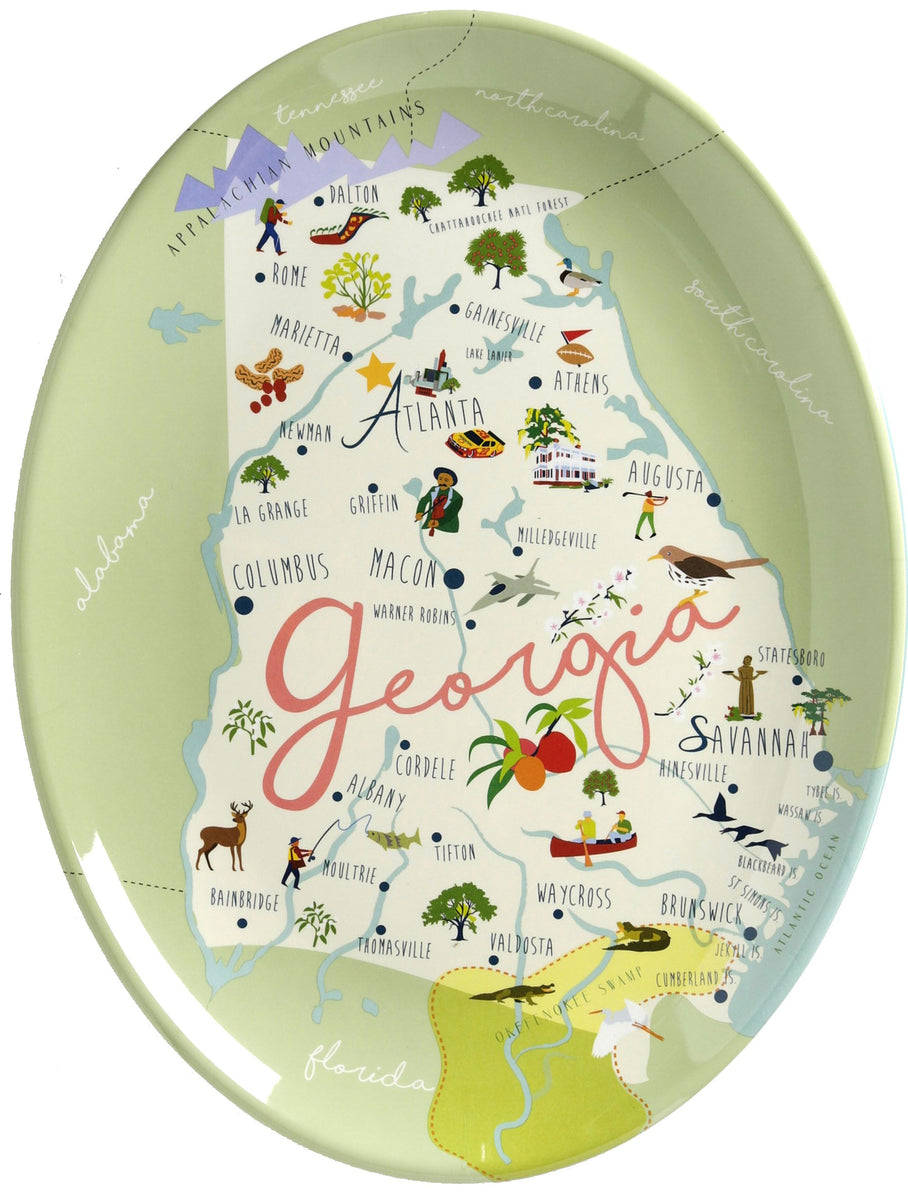 GEORGIA PLATTER | GEORGIA MELAMINE PLATTER – Galleyware Company