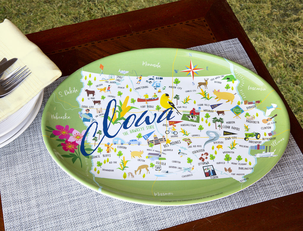 Iowa - 16" Platter – Galleyware Company