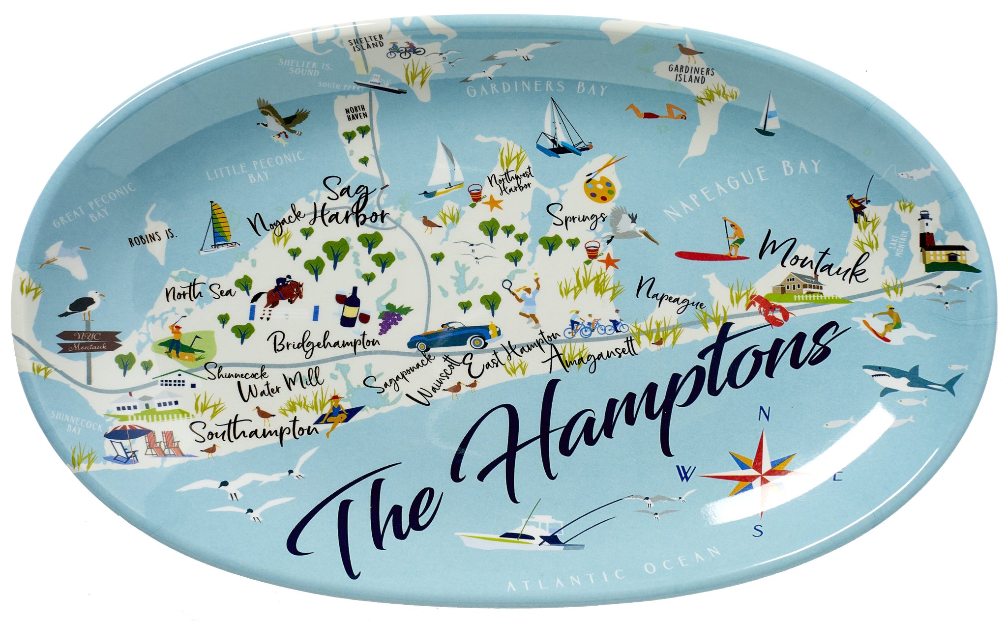 The Hamptons - 8" Tidbit Tray / Set of 4 – Galleyware Company
